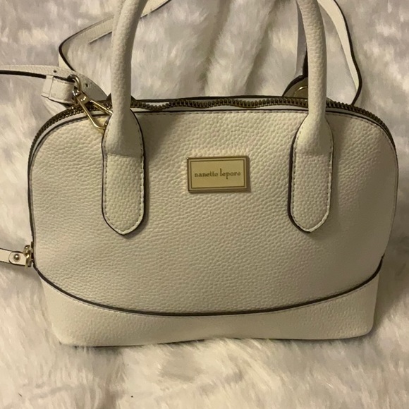 Nanette Lepore | Bags | Nanette Lepore Francine White Crossbody Mini ...